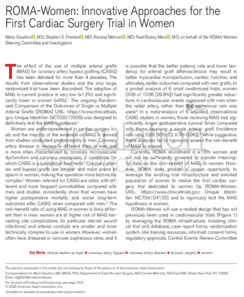 Newsletter & Publications - The Roma Trial